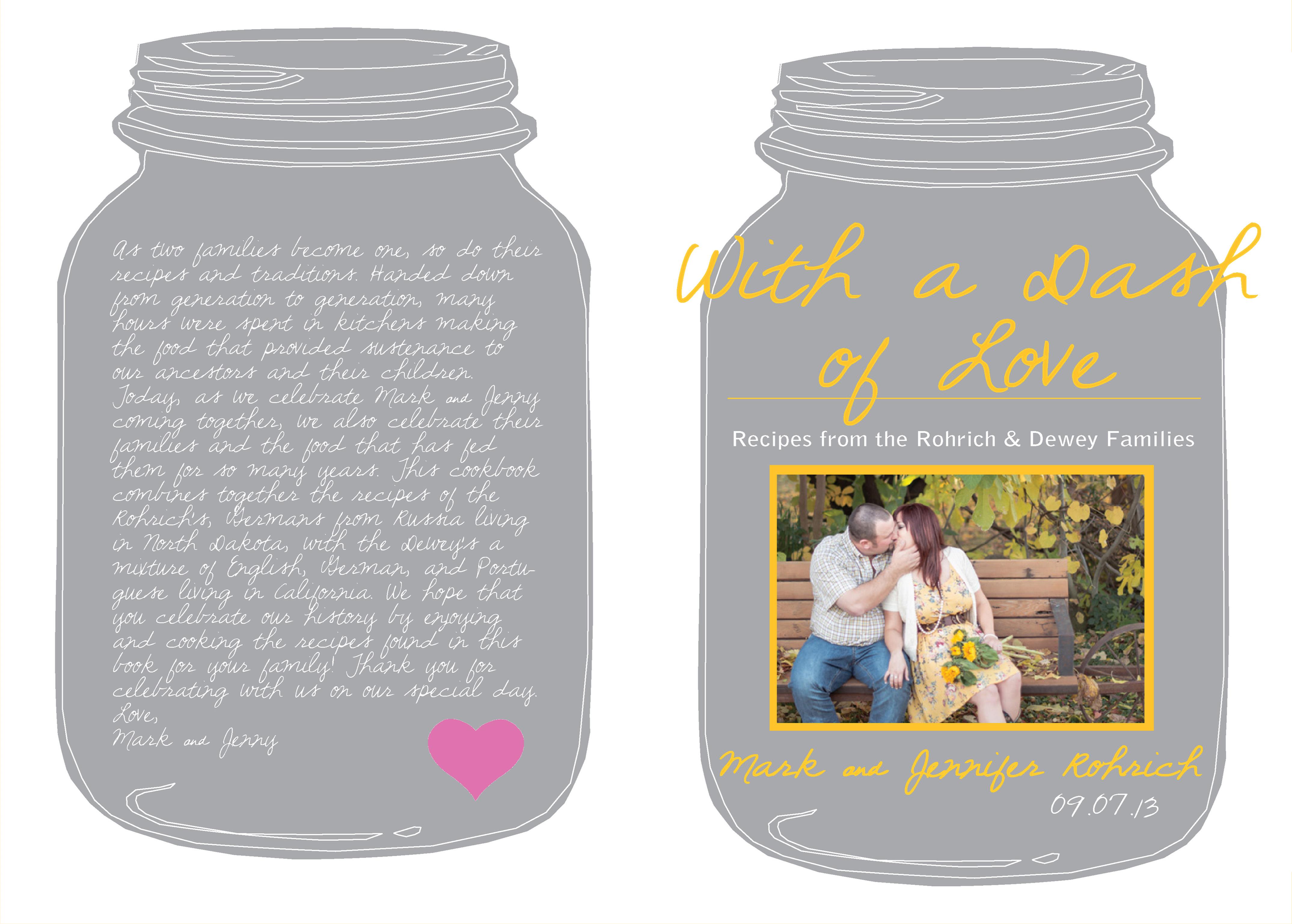 With a Dash of Love: Recipes from the Rohrich & Dewey Families by ...