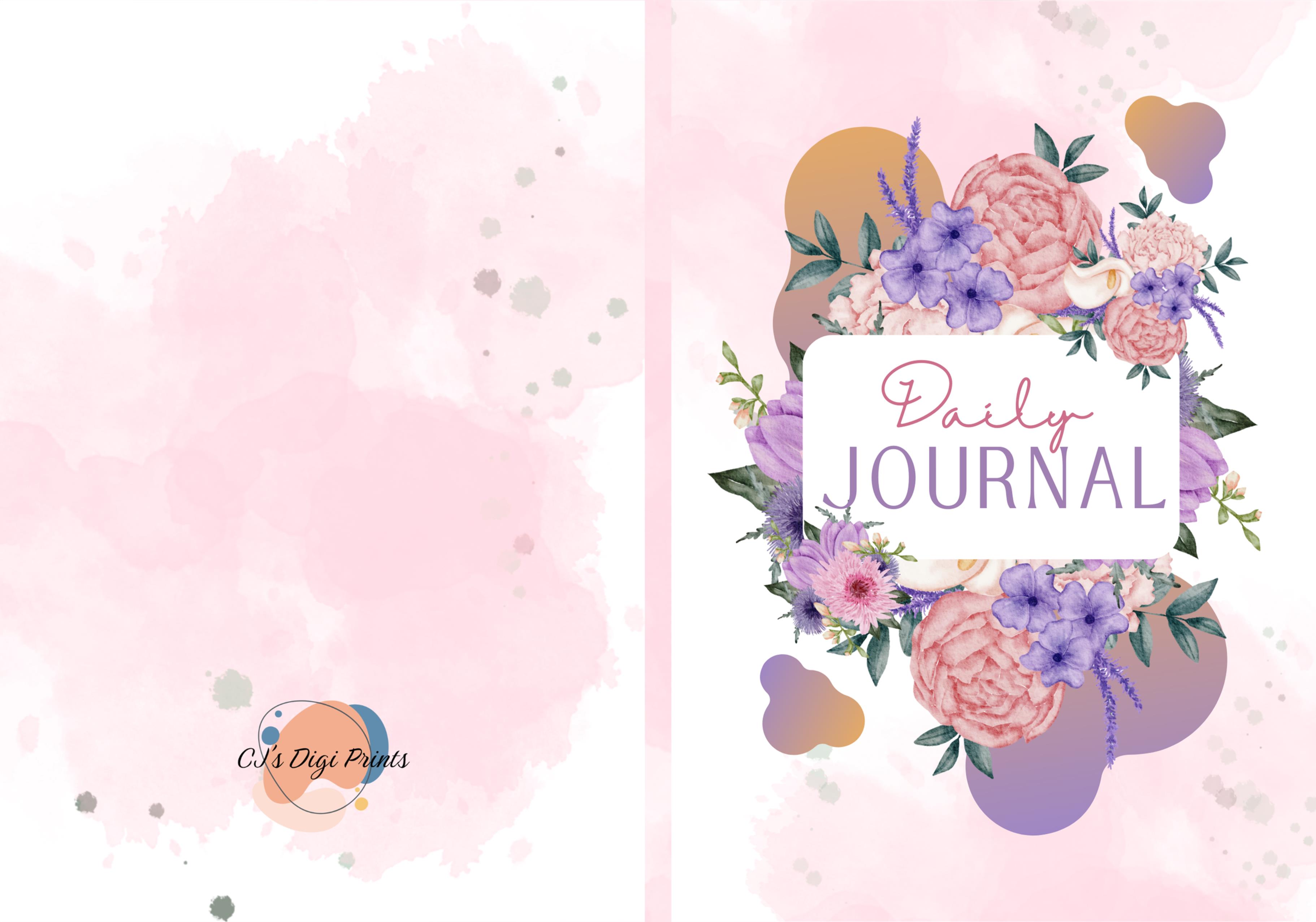 Daily Journal by CJ's Digi Prints : $19.99 : TheBookPatch.com