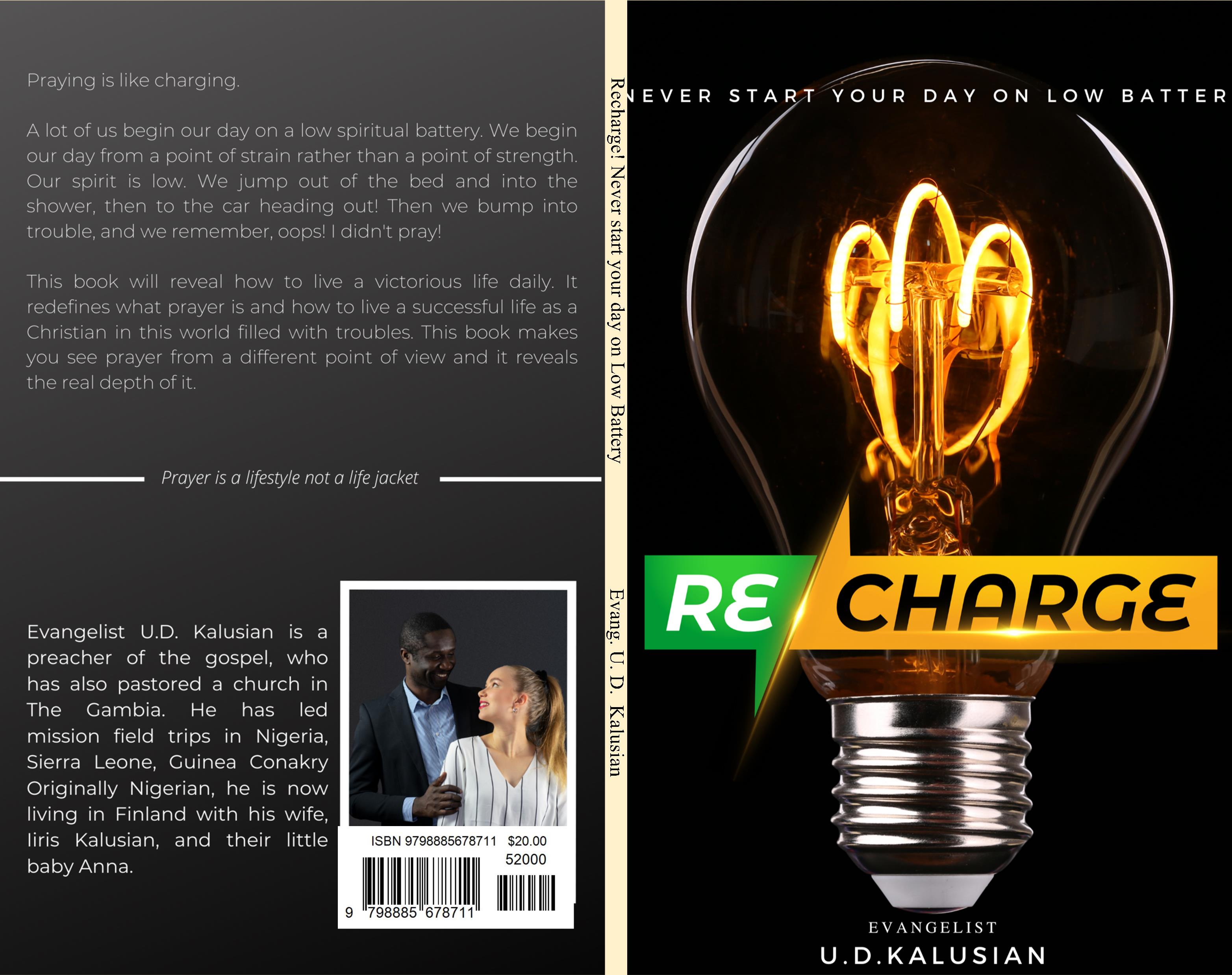 Recharge by Udochukwu Kalusian : $20.00 : 9798885678711 : TheBookPatch.com