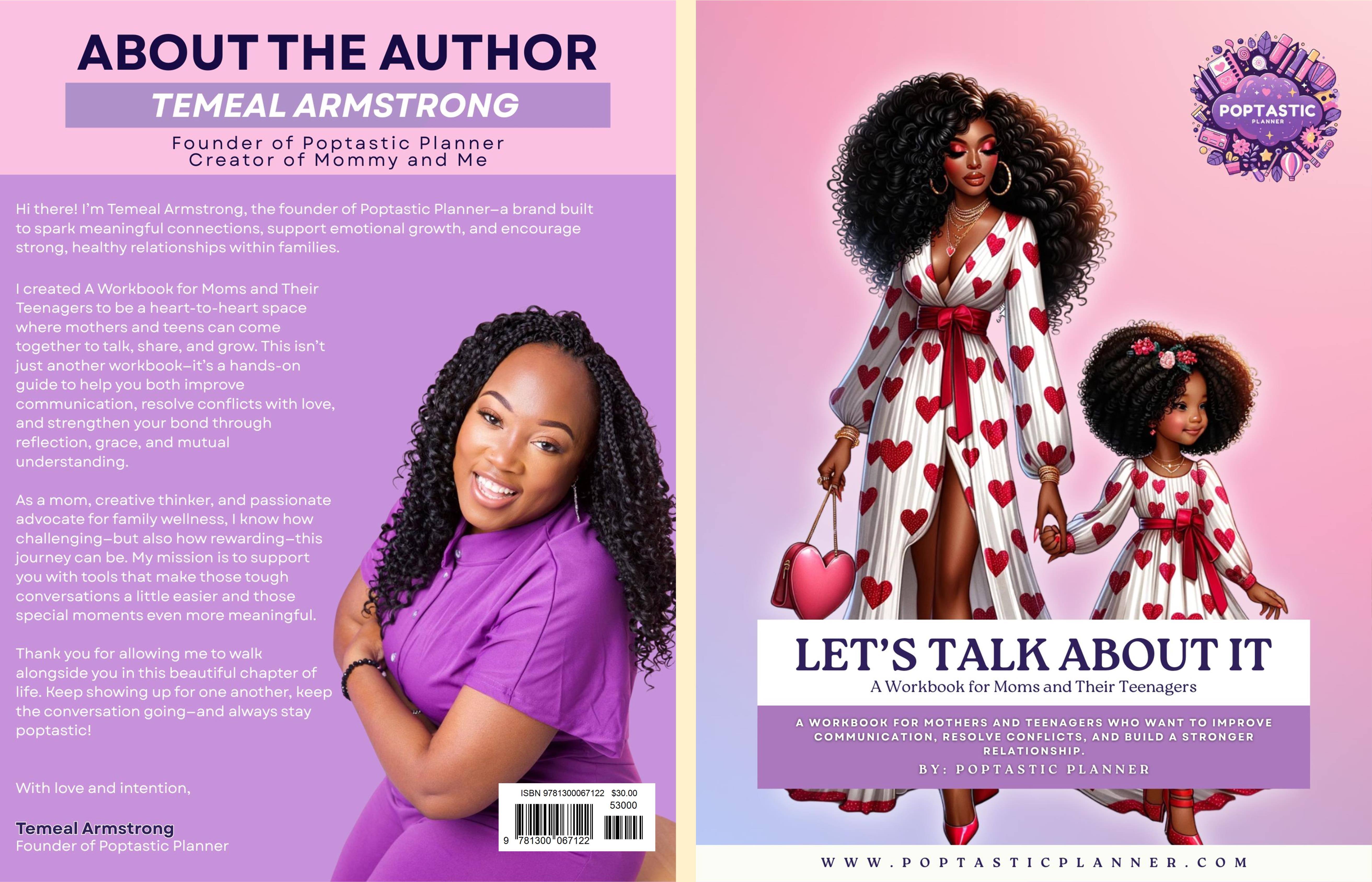 Lets Talk About It A Workbook for Moms and Their Teenagers by Temeal ...