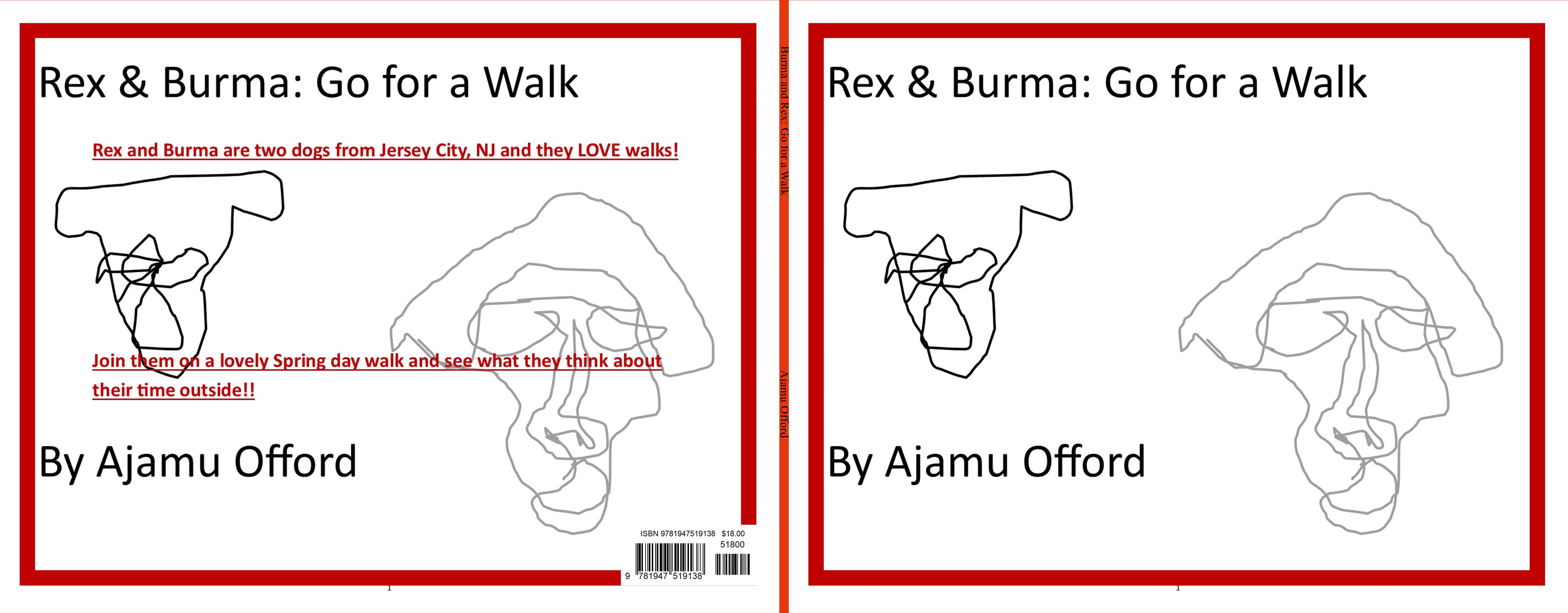 Burma and Rex: Go for a Walk by Ajamu Offord : $18.00 : 9781947519138 ...