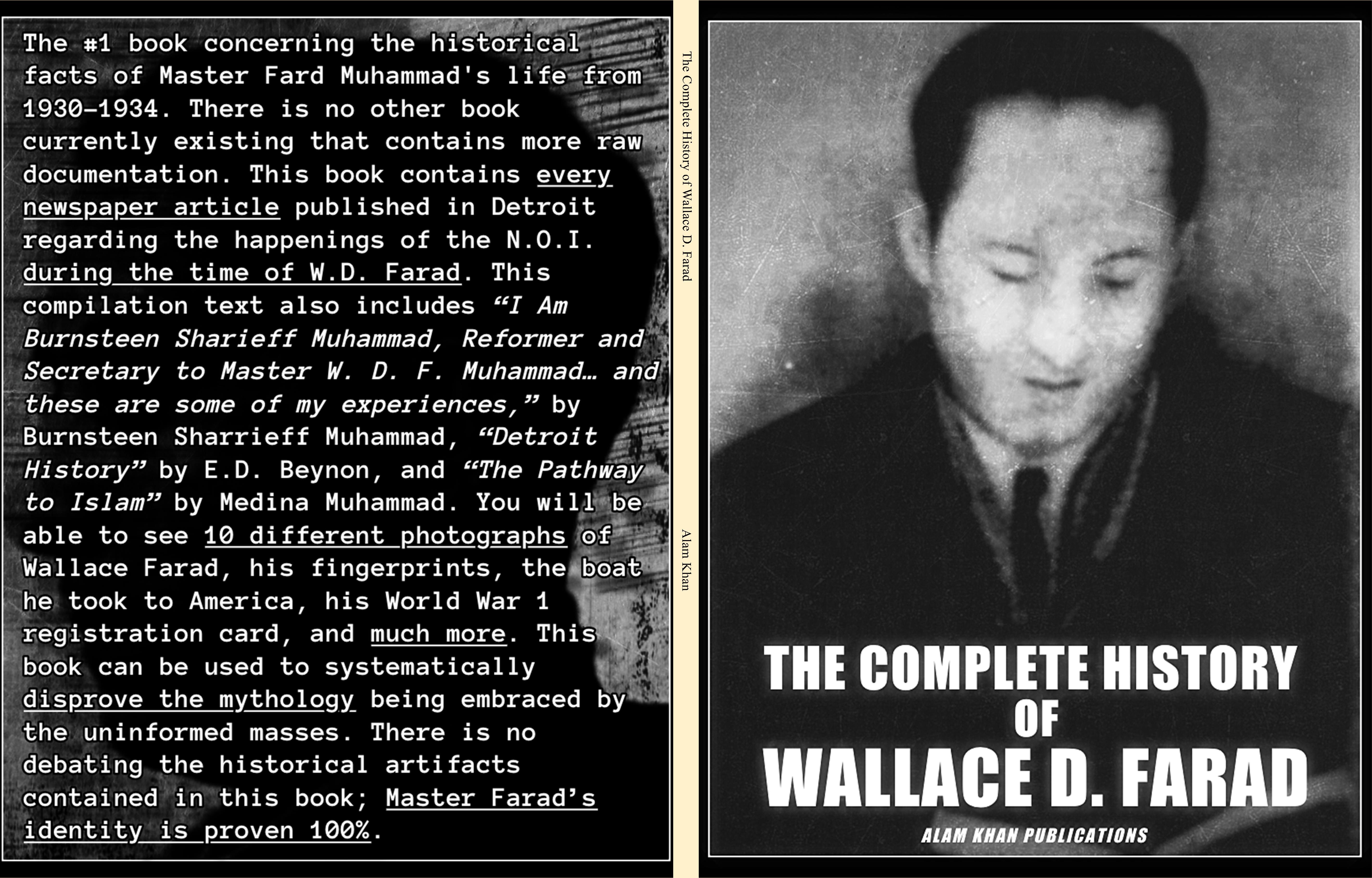 The Complete History of Wallace D. Farad by Alam Khan : $35.00 ...